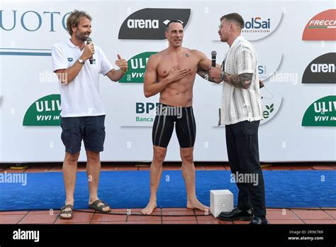 Massimiliano Rosolino Fabio Scozzoli And Adam Peaty During The 59th