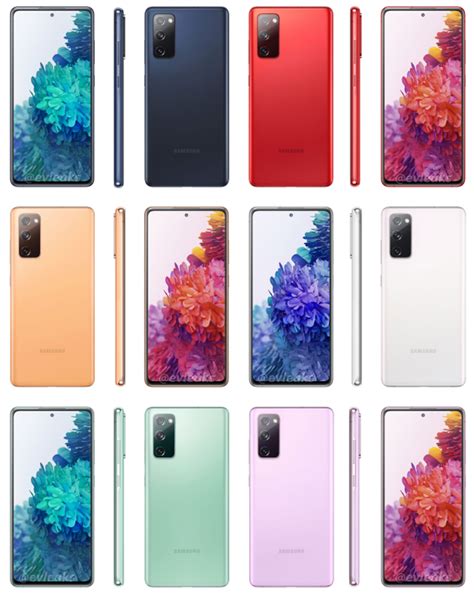 Samsung Galaxy S20 Fe Leaked Render Reveal 6 Irresistible Color