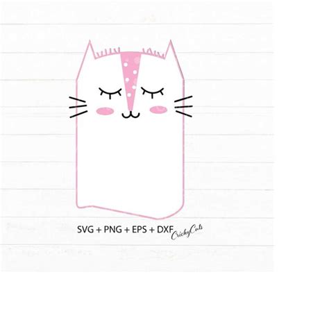 Kitten Svg Cartoon Kitten Svg Kitty Svg Cute Cat Svg Kit Inspire