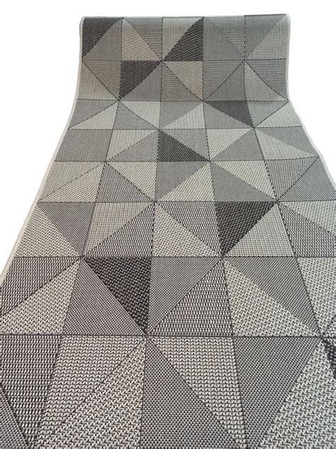 ᐉ Доріжка килимова на гумовій основі Піраміда 1 2 м Сірий Бежевий 1954 19 • Краща ціна в Києві