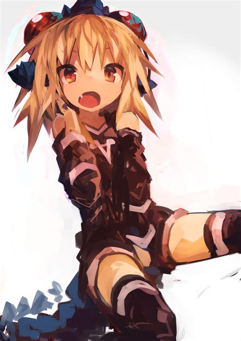 Safebooru 1girl Absurdres Bare Shoulders Between Legs Black Legwear