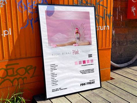 Nicki Minaj Pink Friday Album Cover Poster Sold By Mirko Ilic Corp