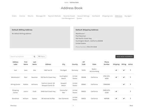 Website Guide How To Add Edit And Set Default Billing And Shipping