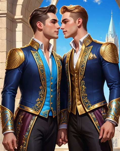 A Gay Couple By Artemisfoxy On Deviantart