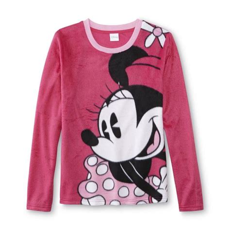 Disney Minnie Mouse Womens Pajama Top And Pants