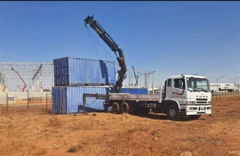 Container Transport And Removal Crane Truck Hire