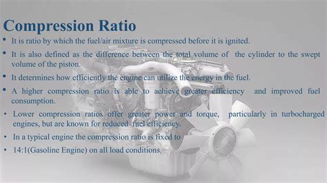 Variable Compression Ratio And Heat Balance Sheet Pptx