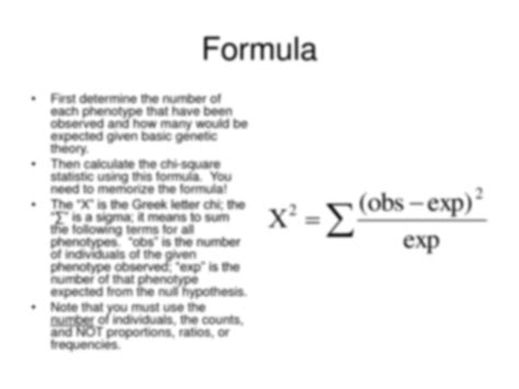 Solution Genetics Powerpoint Presentations Chi Square Test Studypool