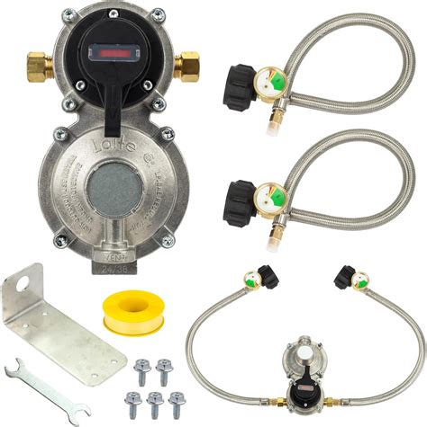 Bluestars 2025 Upgraded Rv Propane Regulator 2 Stage Auto