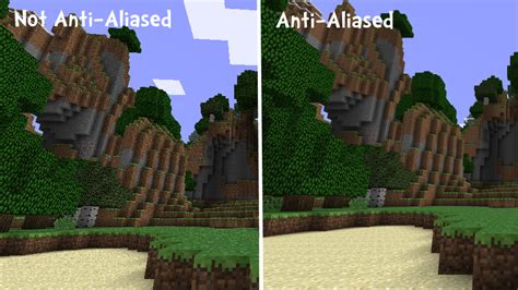 anti aliasing minecraft bedrock wiki fandom powered by wikia