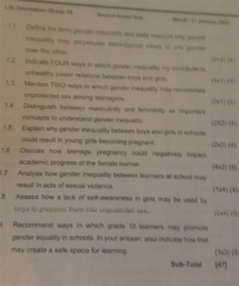 11 Define The Term Gender Equality And Studyx