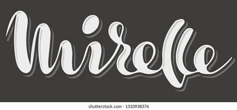 Alessia Womans Name Hand Sketched Lettering Stock Vector Royalty Free