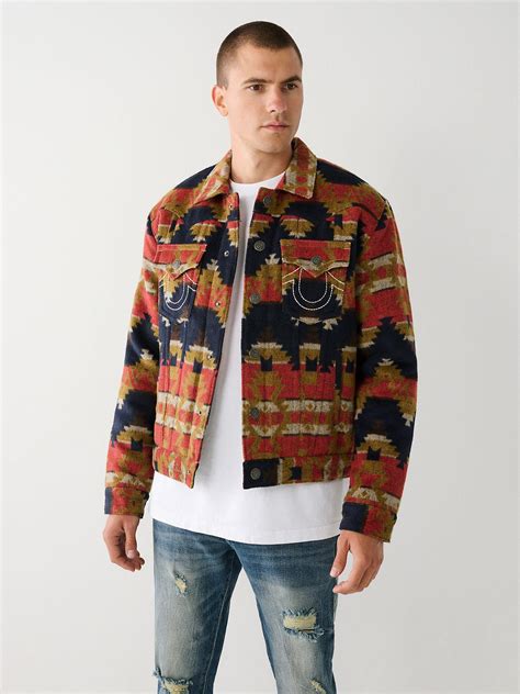 True Religion Southwestern Jimmy Jacket In Red For Men Lyst