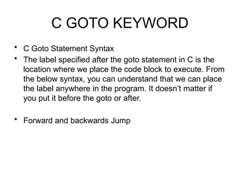 C Pptpower Point Presentation About C Pro Ppt