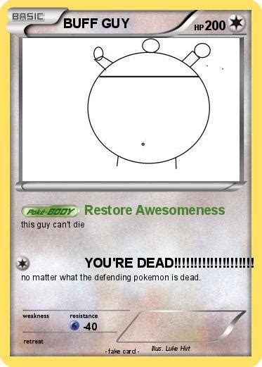 Pokémon Buff Guy 1 1 Restore Awesomeness My Pokemon Card