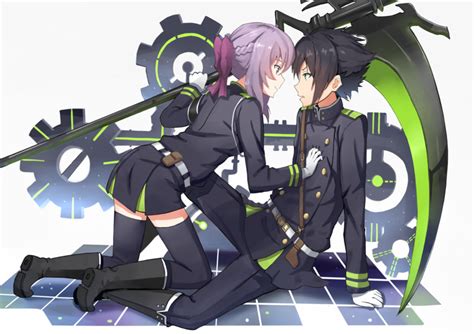 Hiiragi Shinoa Hyakuya Yuichiro Owari No Seraph Anime Anime