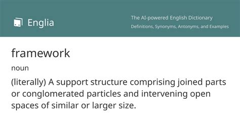 Framework Definition And Meaning Englia