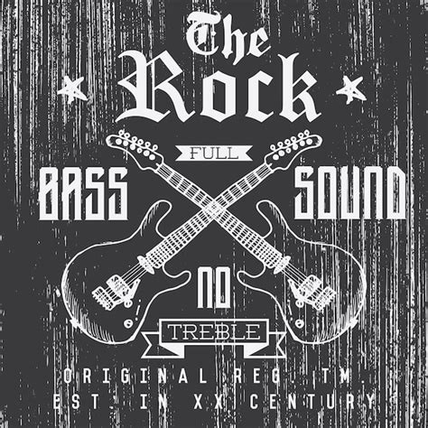 Premium Vector The Rock Tshirt Design Vector Illustration