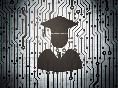 Science Concept Circuit Board With Student Experiment Learn Student