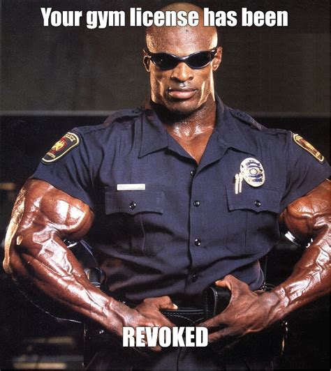 Сomics meme Your gym license has been REVOKED Comics Meme