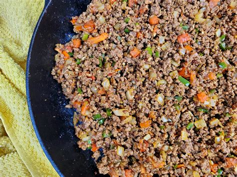 Spicy Ground Beef Carne Molida La Saucy Kitchen