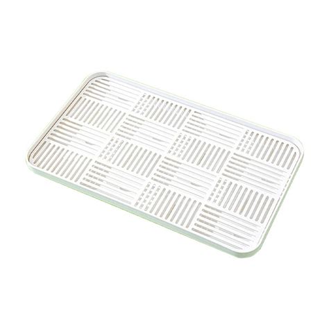Casafun Large Rectangular Self Draining Soap Dishes Plastic Bar Soap