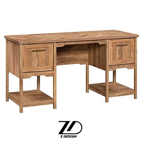 میز تحریر دو کشو روستیک دو سال گارانتی زد دیزاین