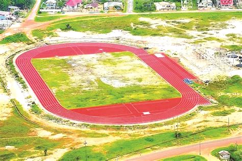 Linden Synthetic Track Completed Guyana Times