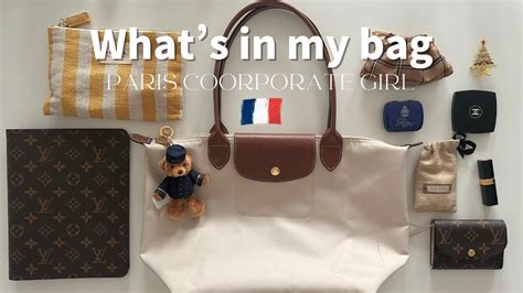 Whats In My Bag パリ在住アラサー社会人のバッグの中身👜🤍｜スリ対策｜オリジナル手帳 Youtube
