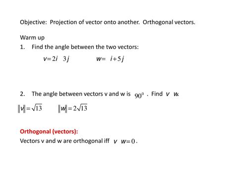 Awesome Find Orthogonal Vector Pictures