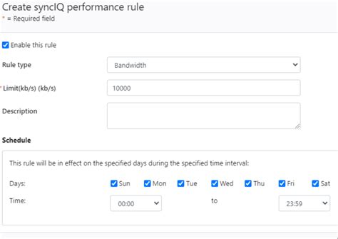SyncIQ Performance Rules Dell PowerScale SyncIQ Architecture Configuration And