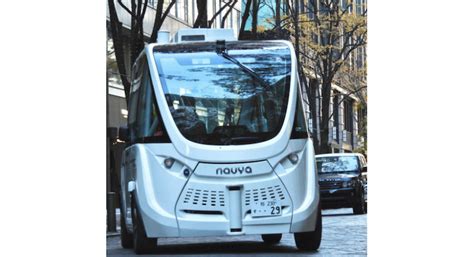 愛知県日進市 自動運転バス「navya Arma」の展示・試乗会を5月7日に開催 日進市少年少女発明クラブの小学生が試乗 ロボスタ