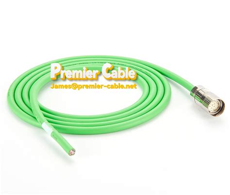 M23 12 Pin Servo Encoder Signal Feedback Cable Industrial Waterproof