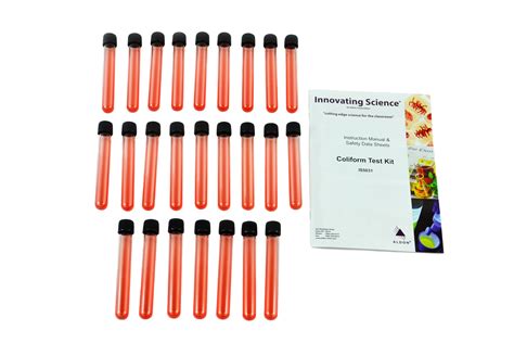 Qualitative Coliform Test Kit Includes 25 Tubes Nebraska Scientific