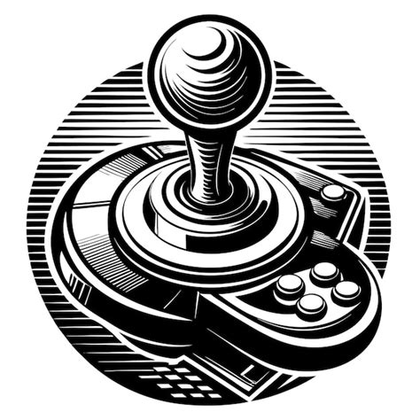 Video Game Controller Wireless Gamepad Icon Vector Illustration Silhouette Premium Ai