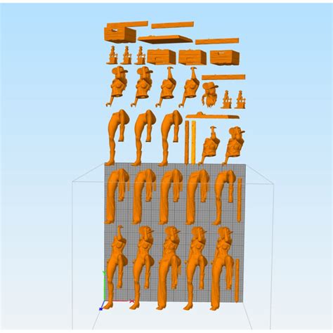 Pam Sexy Cowgirl Stl 3d Print Files