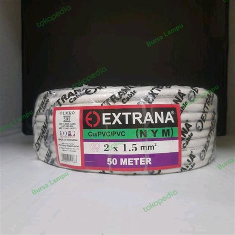 Jual Kabel Listrik NYM 2x1 5 Extrana Tunggal Kawat SNI Kota Bandung
