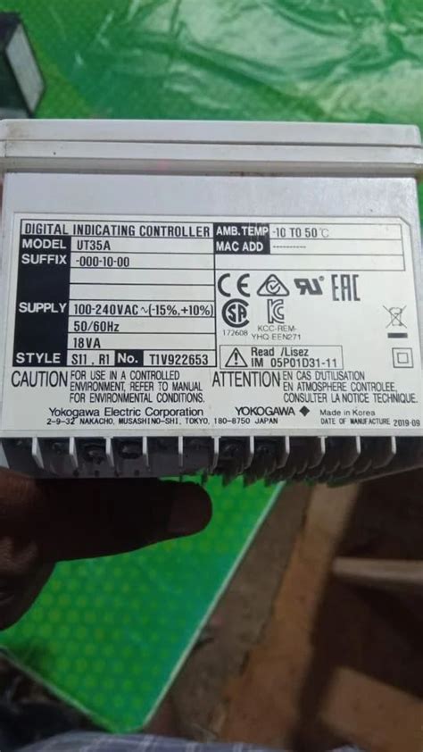 Yokogawa Pid Controller Ut35 Analog At ₹ 30000 In Coimbatore Id 2849456920830