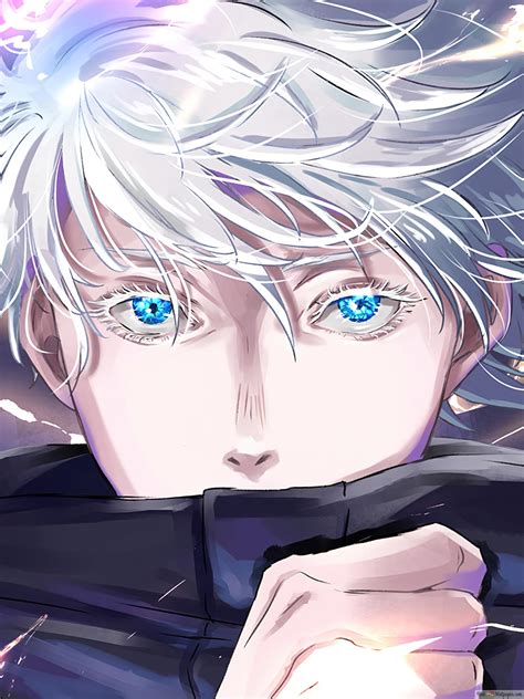 Jujutsu Kaisen Anime Satoru Gojou 4k Íoslódáil Páipéar Balla