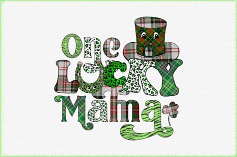 One Lucky Mama Sublimation Graphic By Diycraftsy · Creative Fabrica