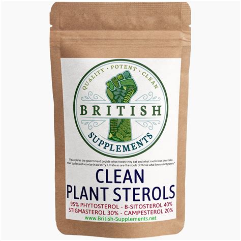 Clean Plant Sterols Supplement 95 Phytosterol British Supplements