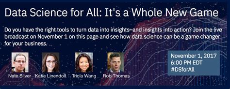 Ibm Data Science For All — Katie Linendoll