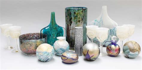 Lot 69 Isle Of Wight Glass Including Michael Harris