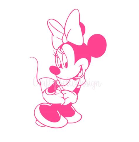 Minnie Mouse Decal Minnie Mouse Disney Decal Disney Decal Etsy