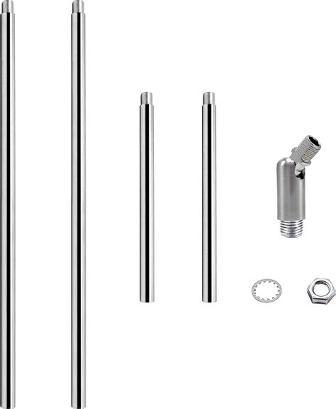 Ecudis Pendant Stem Extension Rod Kit 18 Ip Threaded 38