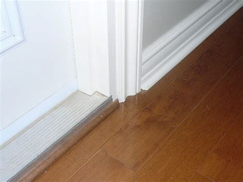 Door Casing Repair Quarter Round Around Door Trim Threshold For