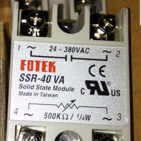Jual Solid State Relay Fotek Ssr 40va Ssr 40va Ssr 40 Va Origin