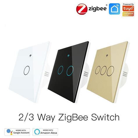 Zigbee 2 Way Light Switch Touch Multi Control Switch Neutral Wire
