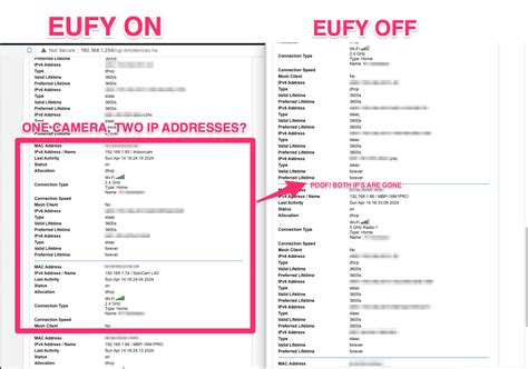Why Does My C120 Have Two Separate Names And IP Addresses R Eufy