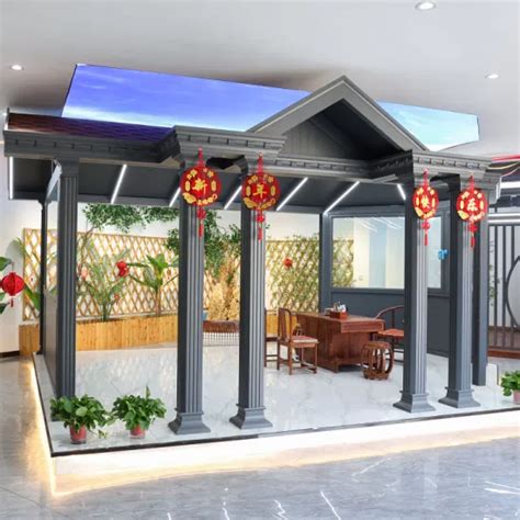 Winter Garden House Veranda Aluminium Prefabricated Glass Conservatory